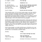 Free Printable Business Letter Template Form (GENERIC)