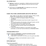 Free Printable Cell Phone Policy Form (GENERIC)